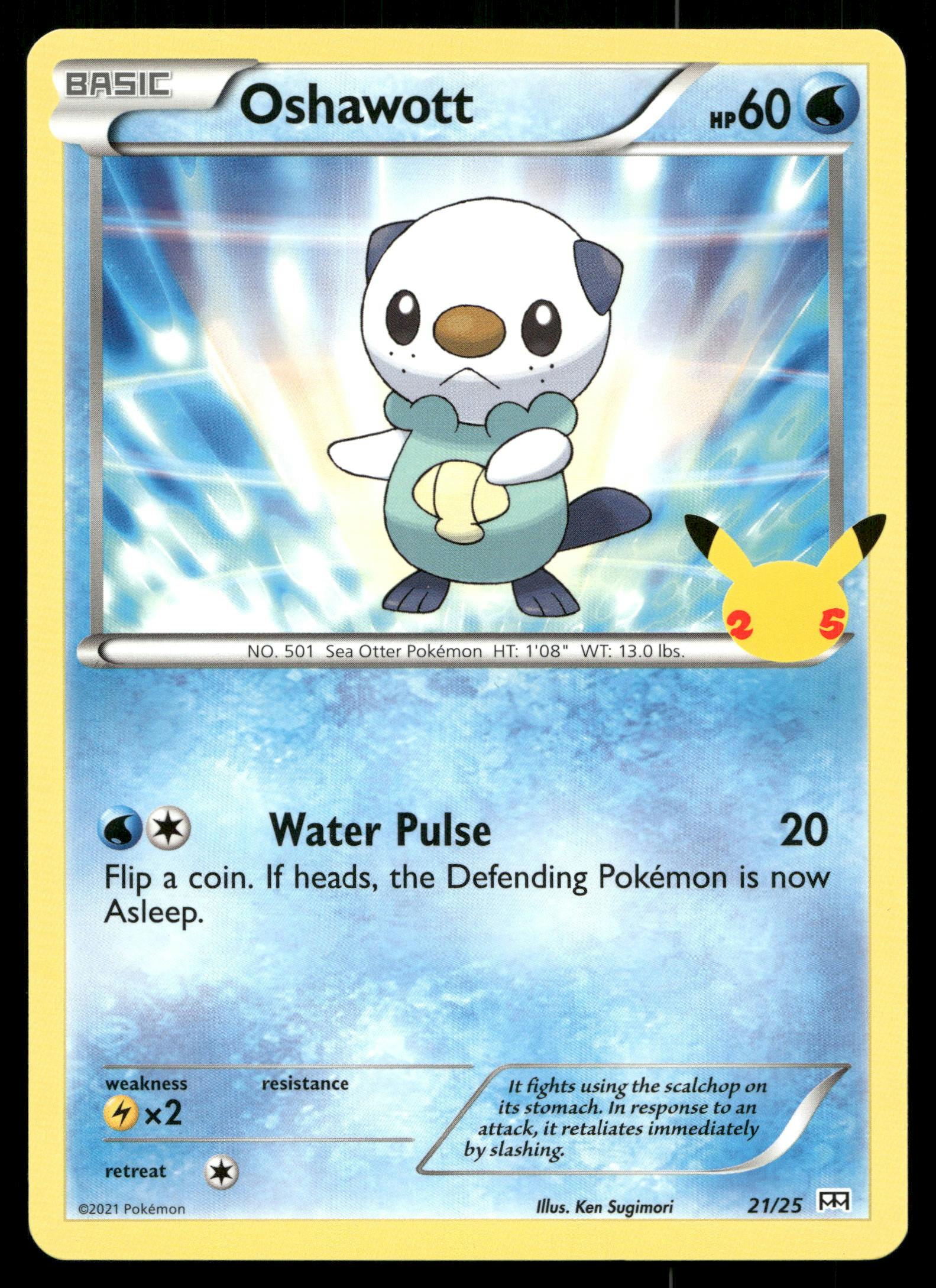 Oshawott Pokemon Card
